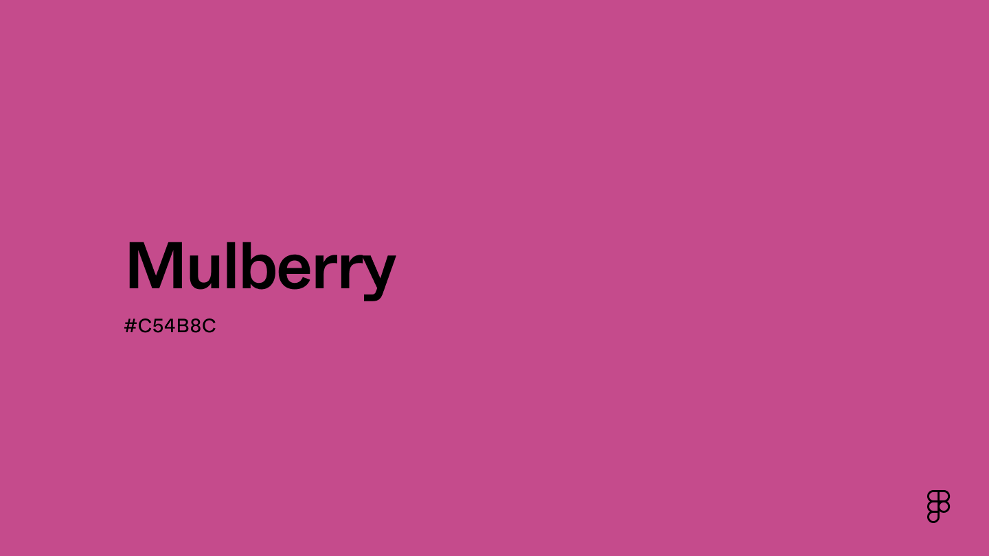 Mulberry Color: Hex Code, Palettes & Meaning | Figma