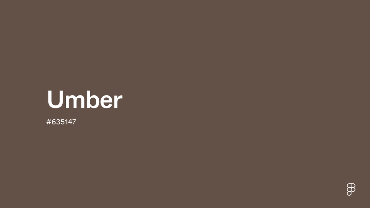 Umber Color: Hex Code, Palettes & Meaning | Figma