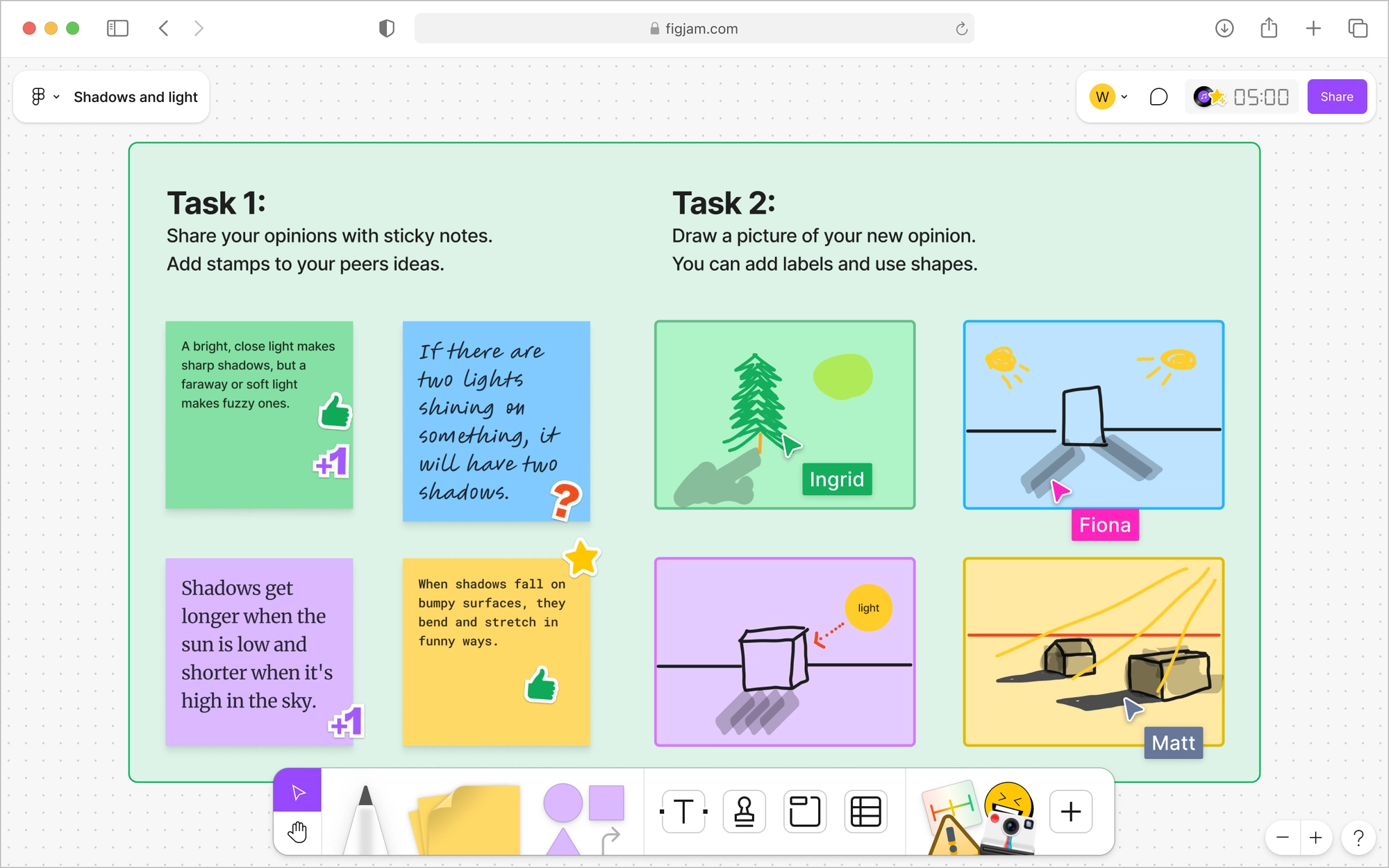 Designing engaging lessons in FigJam