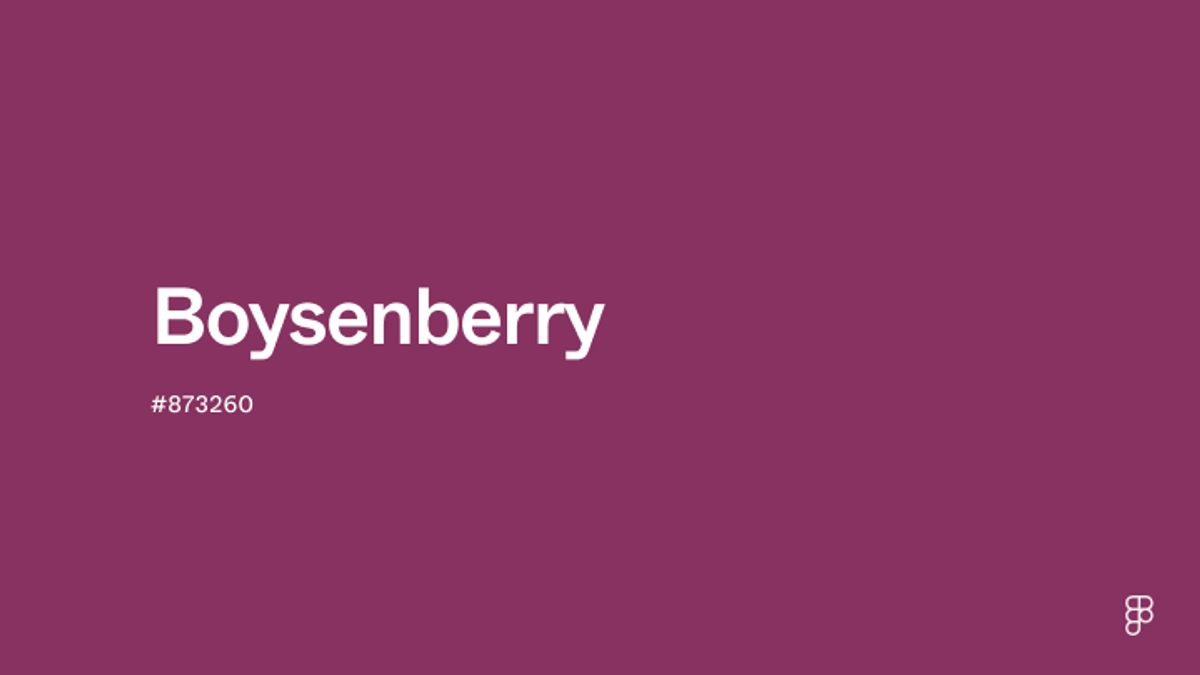 Boysenberry Color: Hex Code, Palettes & Meaning | Figma