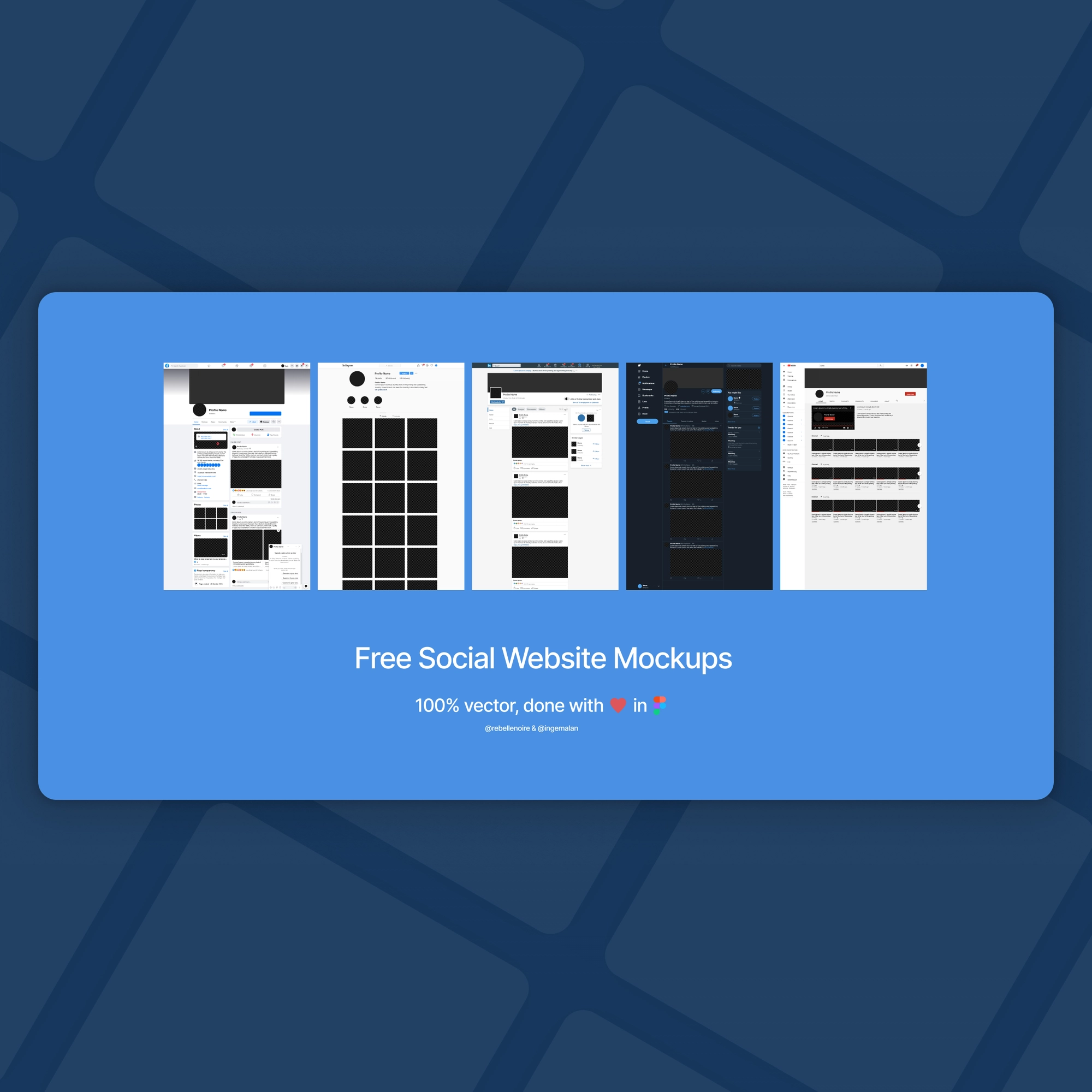 15+ Free Website Mockup Design Templates | Figma
