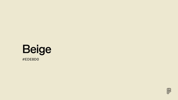 Couleur Beige : Code Hex, Palettes & Signification | Figma
