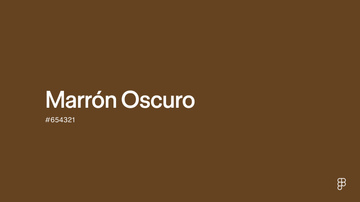 Color Marrón Oscuro: Código Hex, Paletas y Significado | Figma