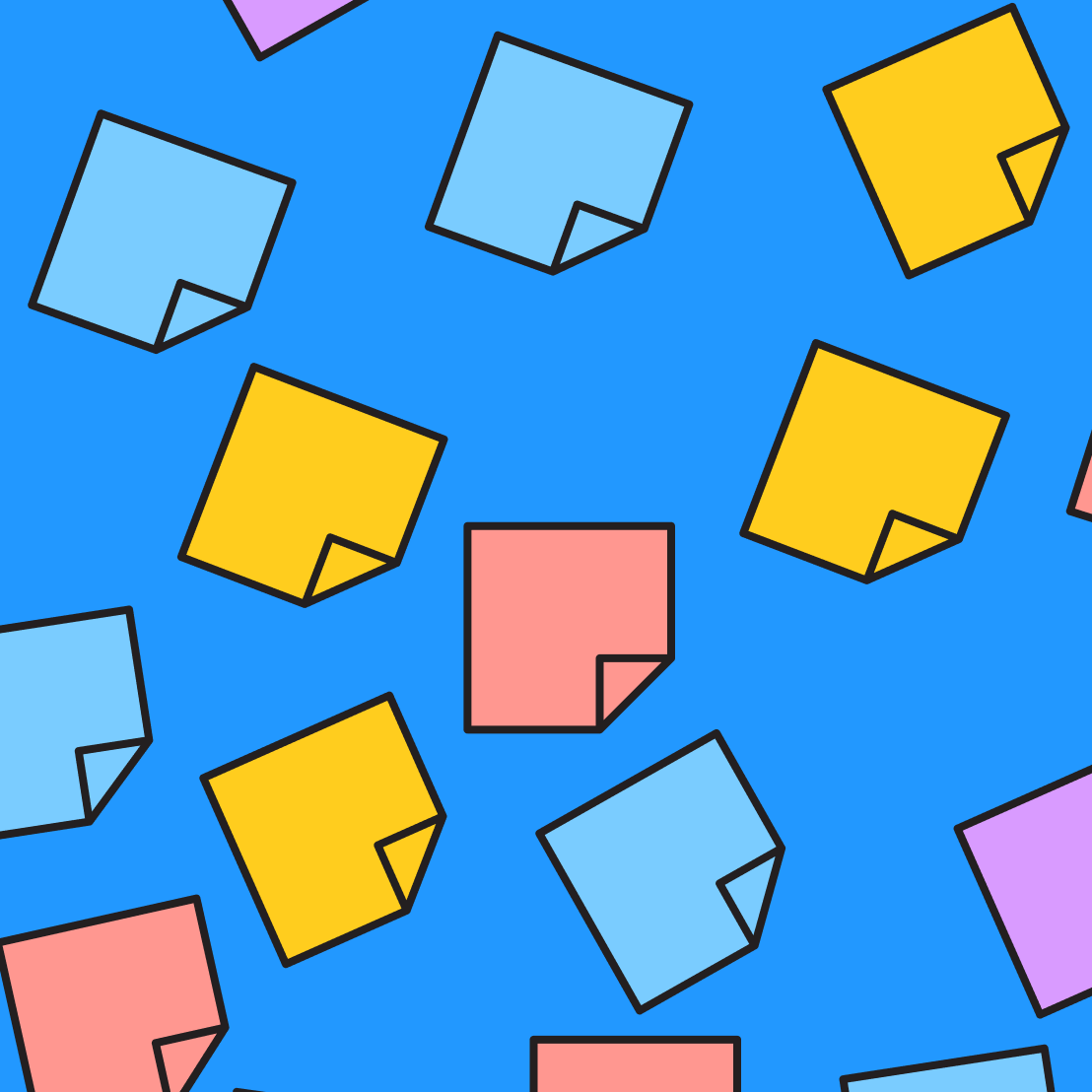 Virtual Sticky Notes | Free Template | FigJam