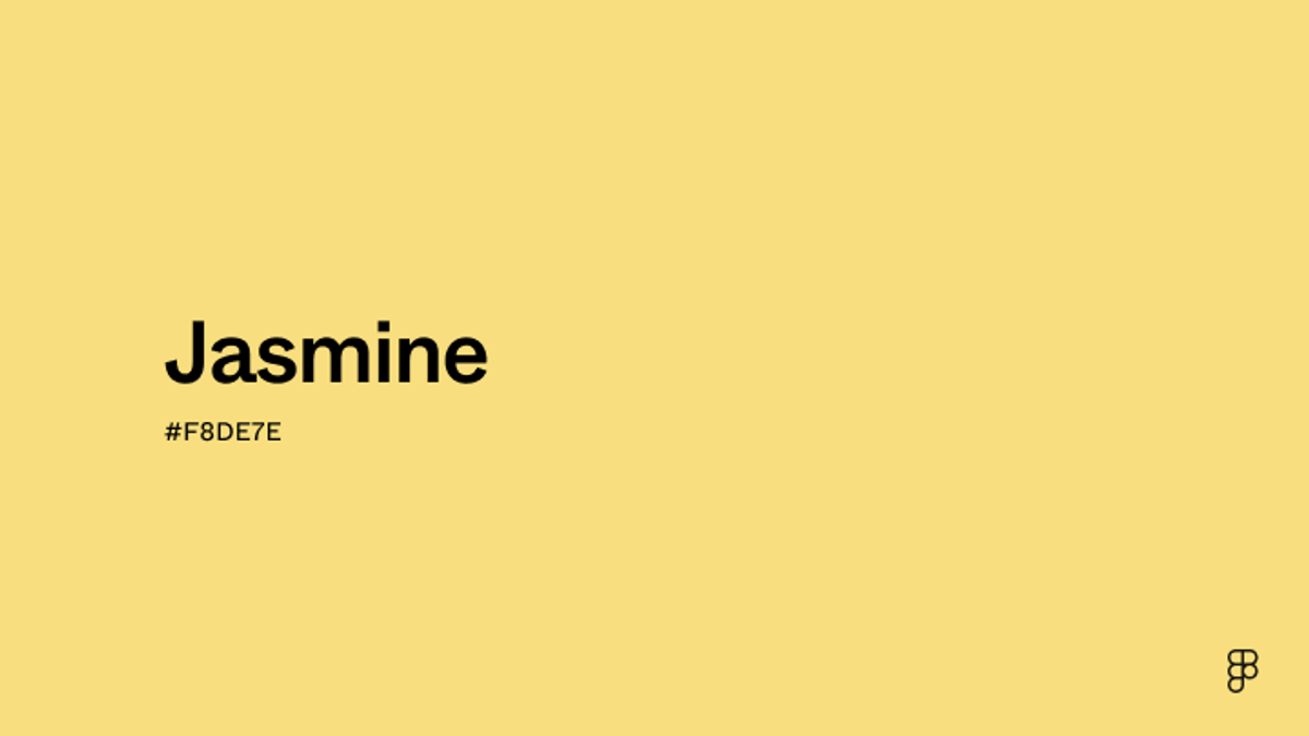 Jasmine Color: Hex Code, Palettes & Meaning | Figma