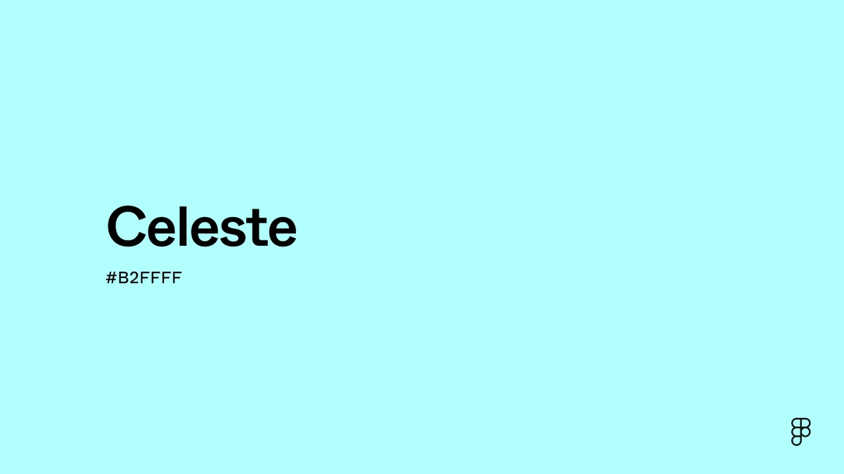 Celeste Color: Hex Code, Palettes & Meaning | Figma