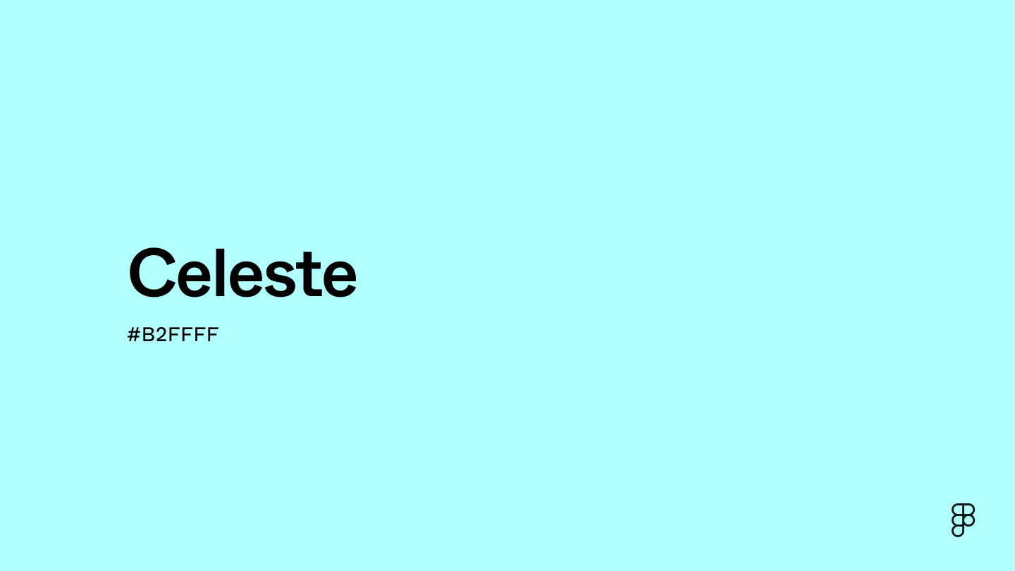Celeste Color: Hex Code, Palettes & Meaning | Figma