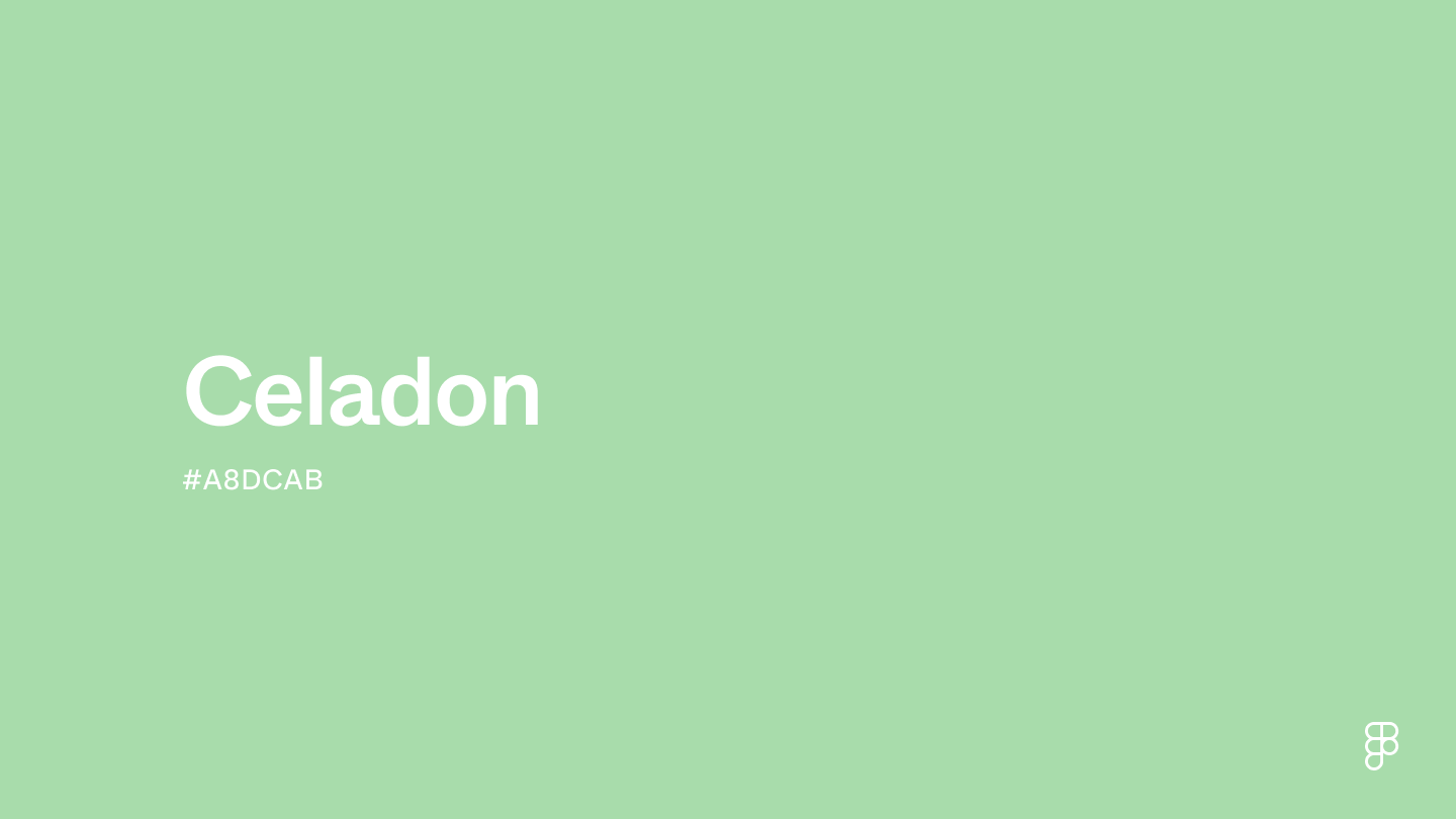 Celadon Color: Hex Code, Palettes & Meaning | Figma