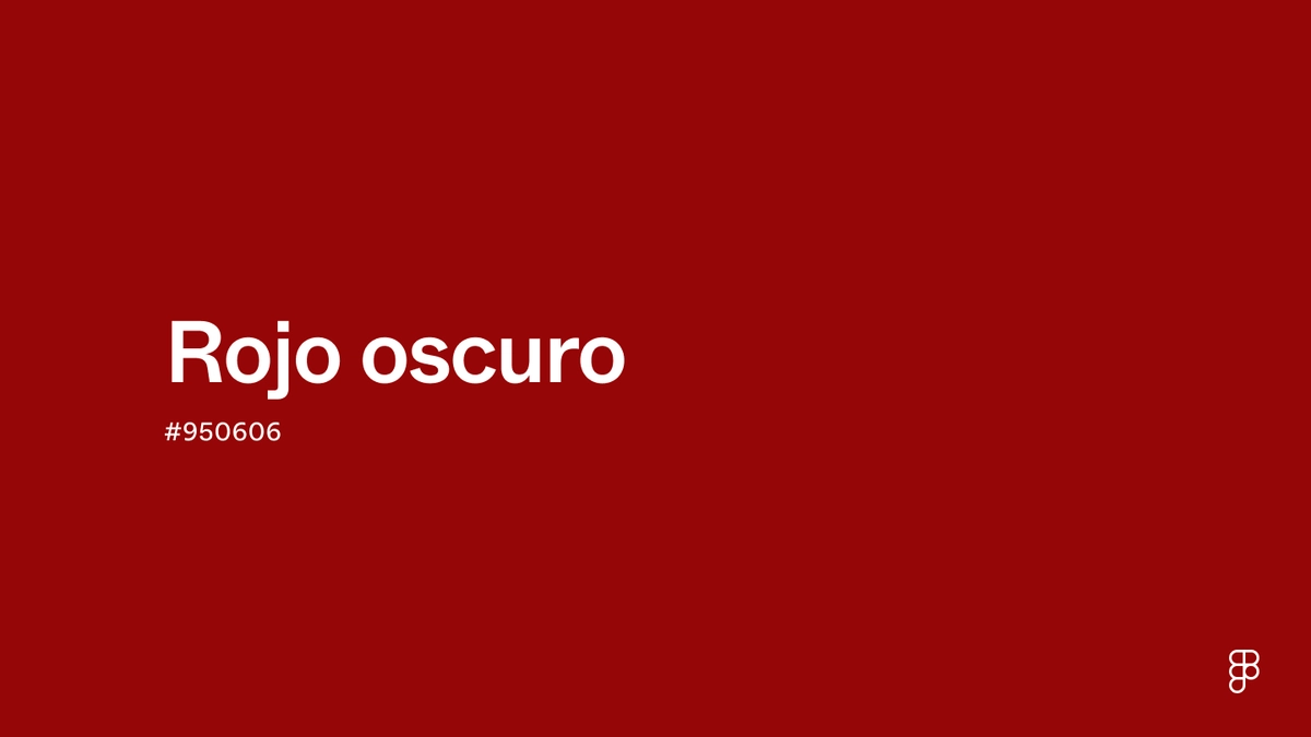 Color Rojo Oscuro: Código Hex, Paletas y Significado | Figma
