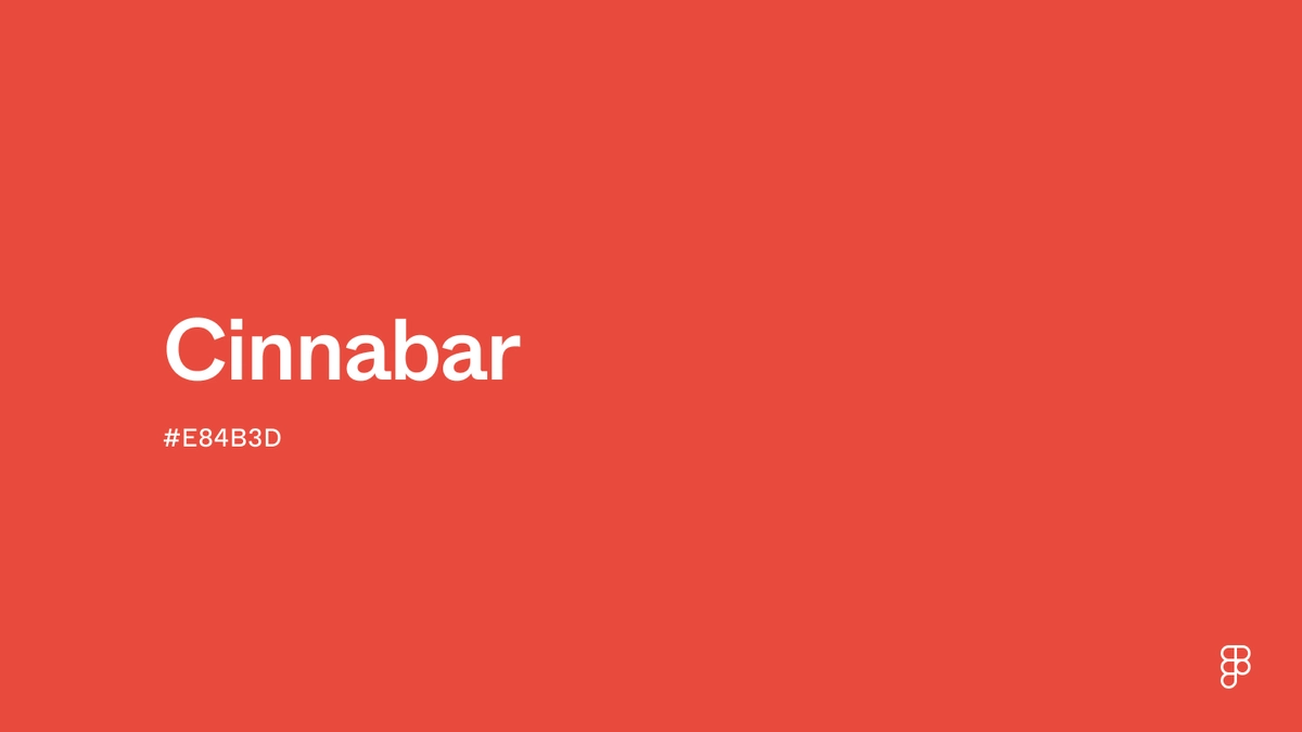 Cinnabar Color: Hex Code, Palettes & Meaning | Figma