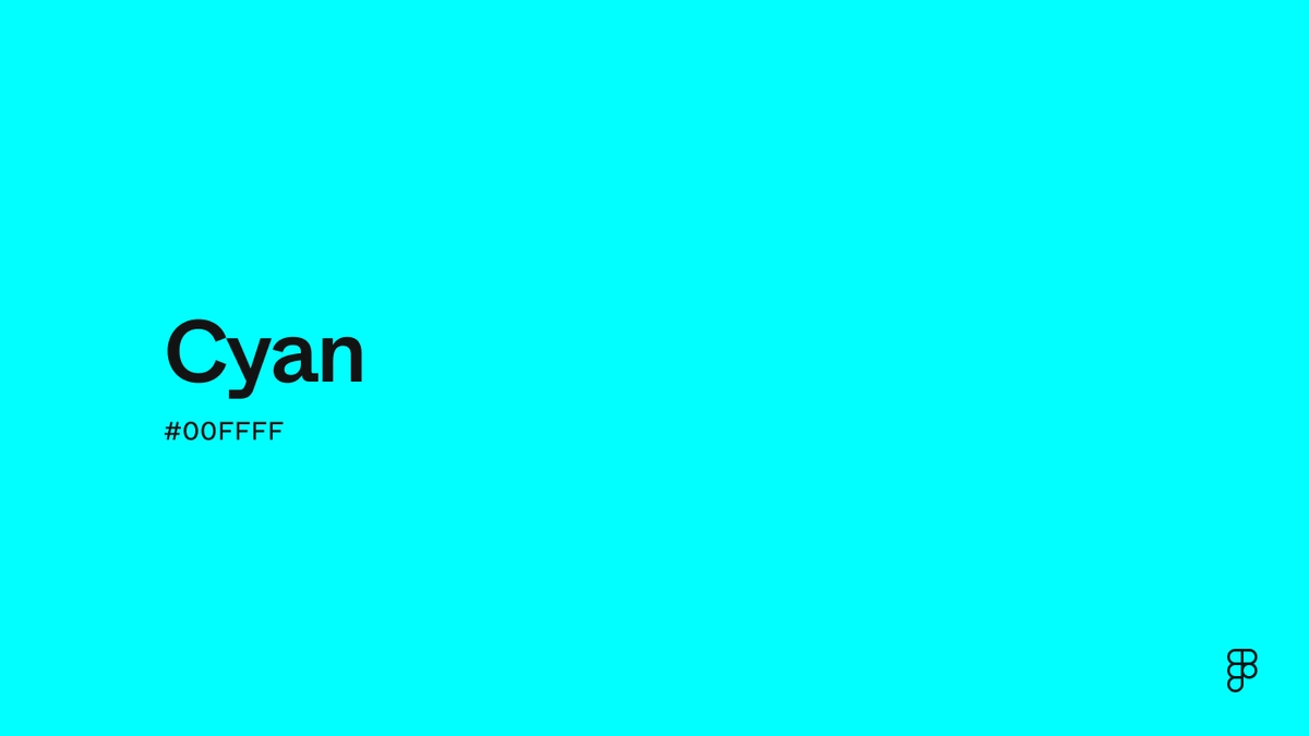 Farbe Cyan: Hex-Code, Paletten & Bedeutung | Figma
