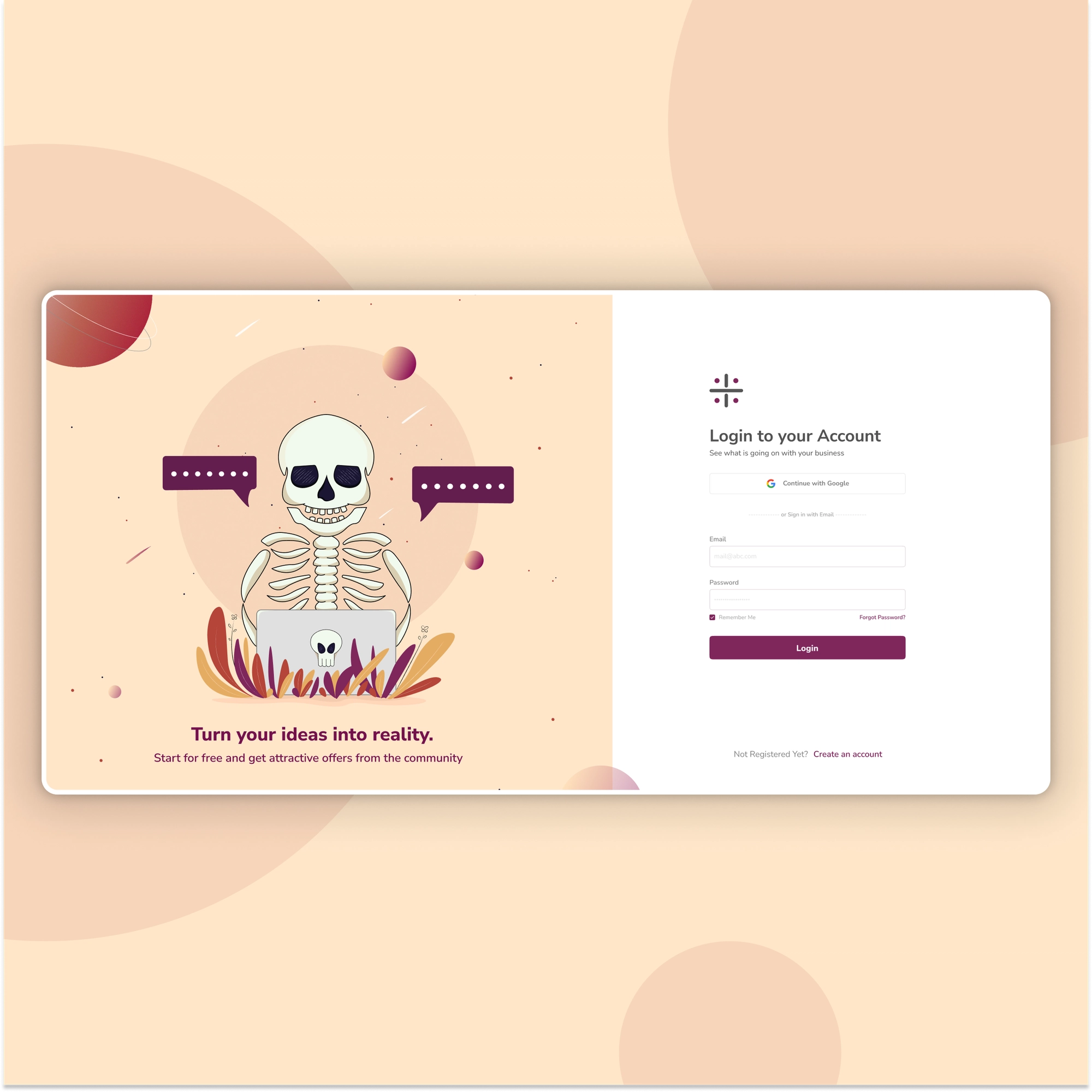 20+ Login Page Designs Templates & Inspiration | Figma