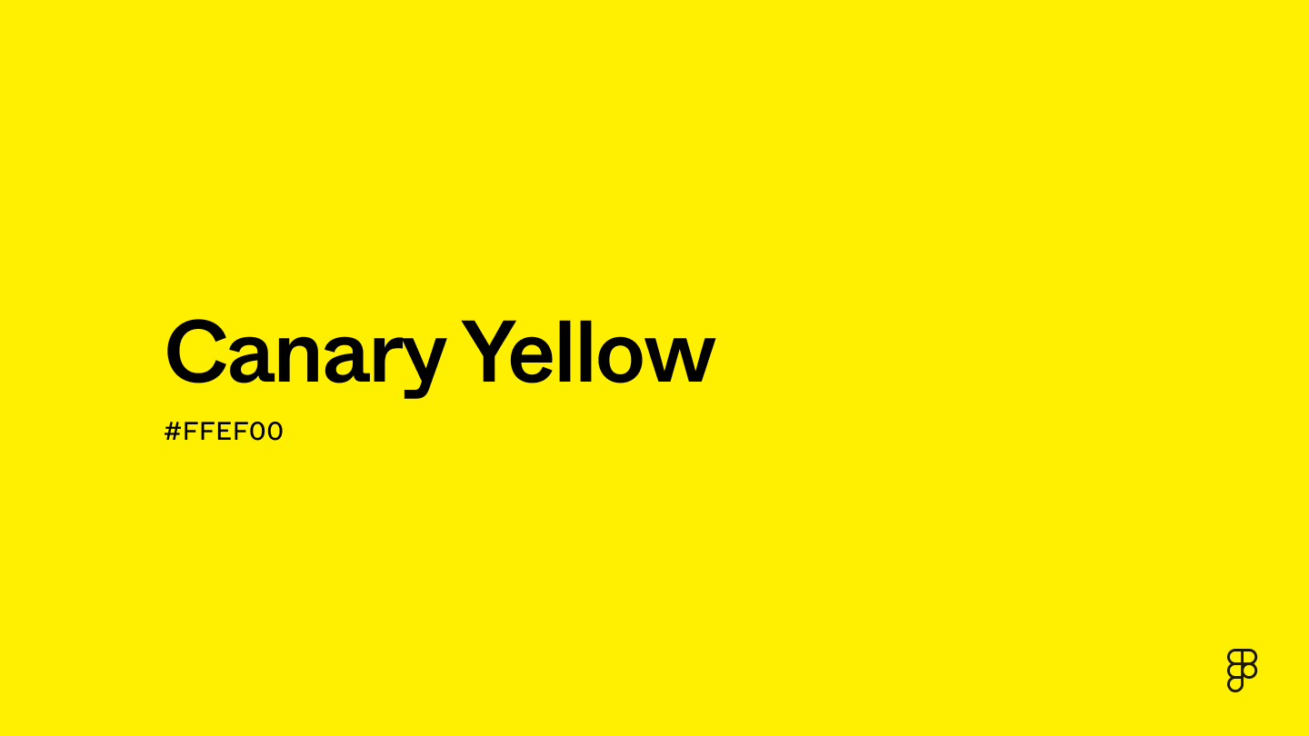Canary Yellow Color: Hex Code, Palettes & Meaning | Figma