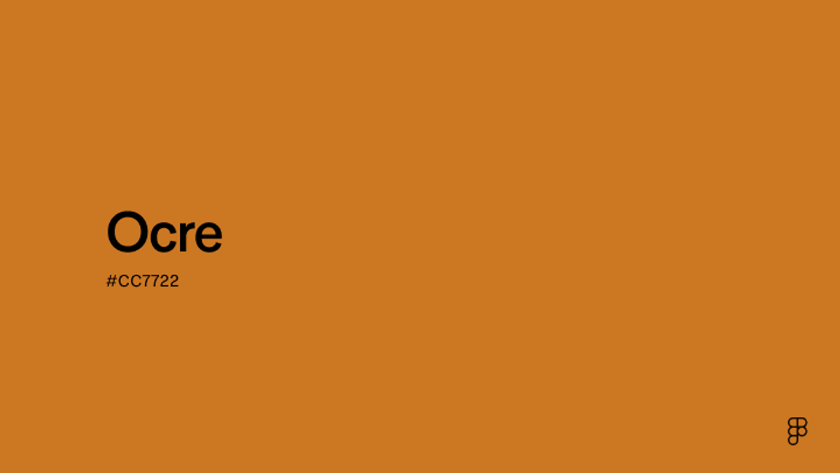 Couleur Ocre : Code Hex, Palettes & Signification | Figma