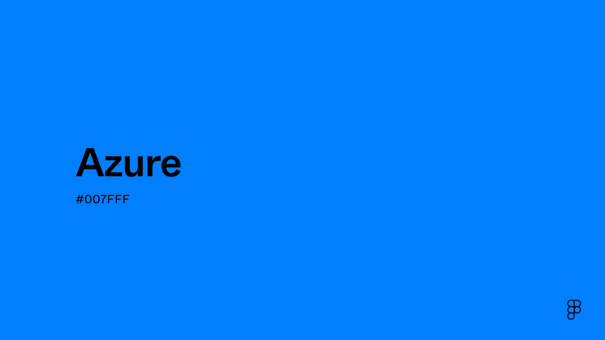 Azure Color: Hex Code, Palettes & Meaning | Figma