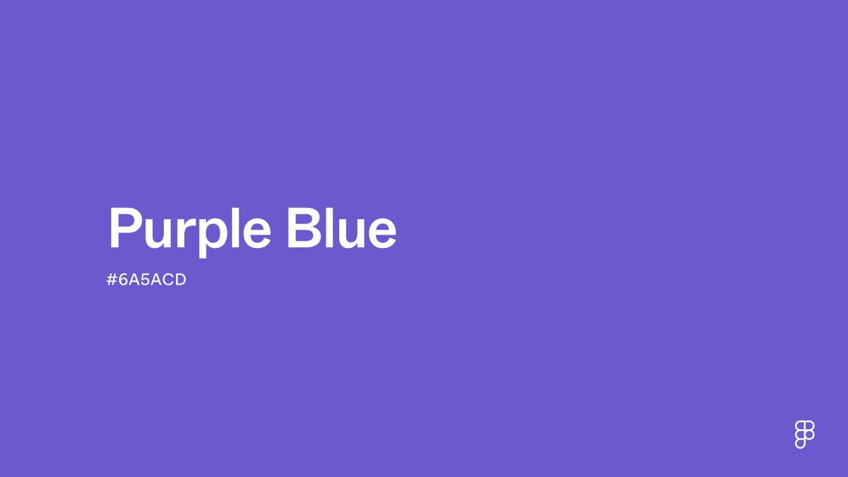 Purple Blue Color: Hex Code, Palettes & Meaning | Figma