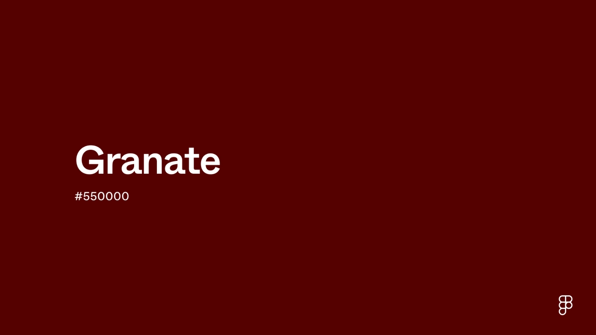 Color Granate: Código Hex, Paletas y Significado | Figma