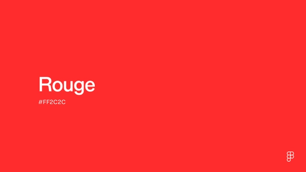 Couleur Rouge : Code Hex, Palettes & Signification | Figma