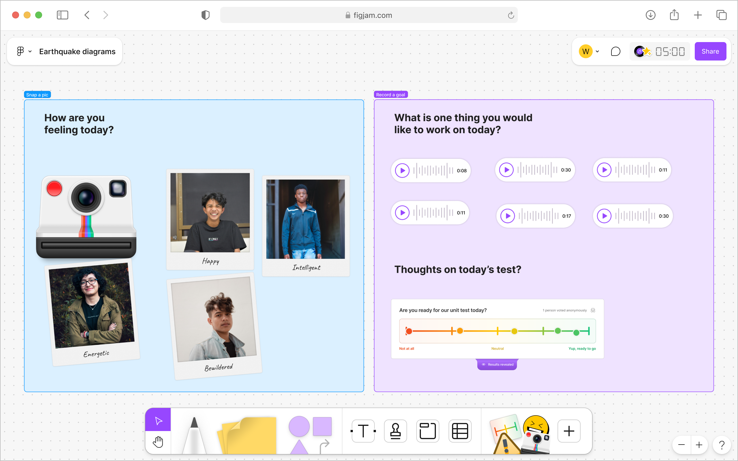 Exploring FigJam's tools + features
