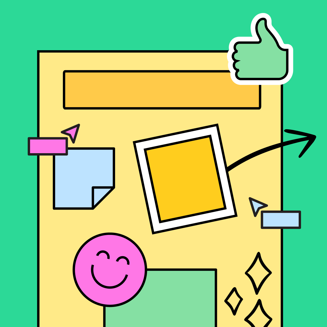 Template de product vision board en ligne | Tableau de visualisation ...