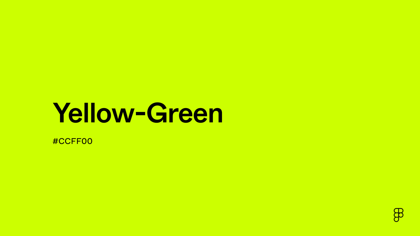 Yellow-Green Color: Hex Code, Palettes & Meaning | Figma