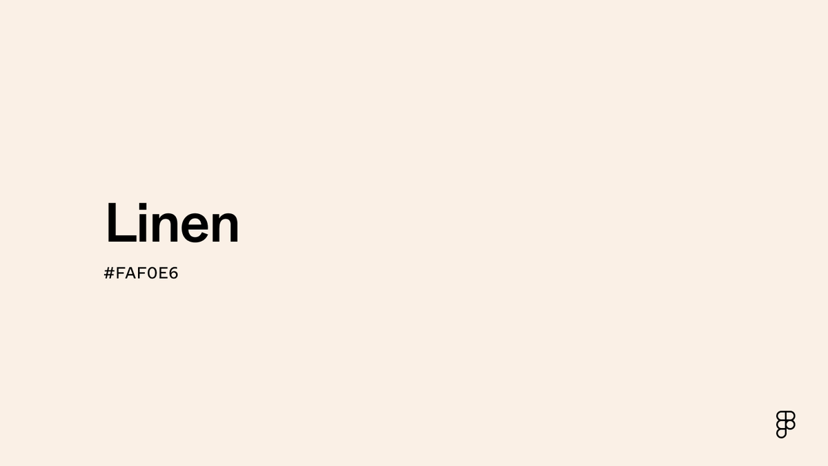 Linen Color: Hex Code, Palettes & Meaning | Figma