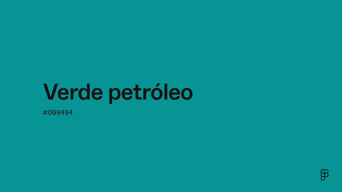Color Verde petróleo: Código Hex, Paletas y Significado | Figma