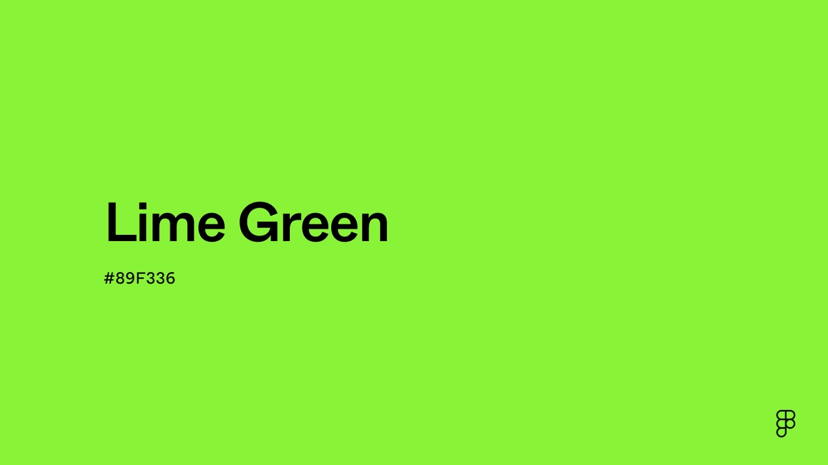 Lime Green Color: Hex Code, Palettes & Meaning | Figma