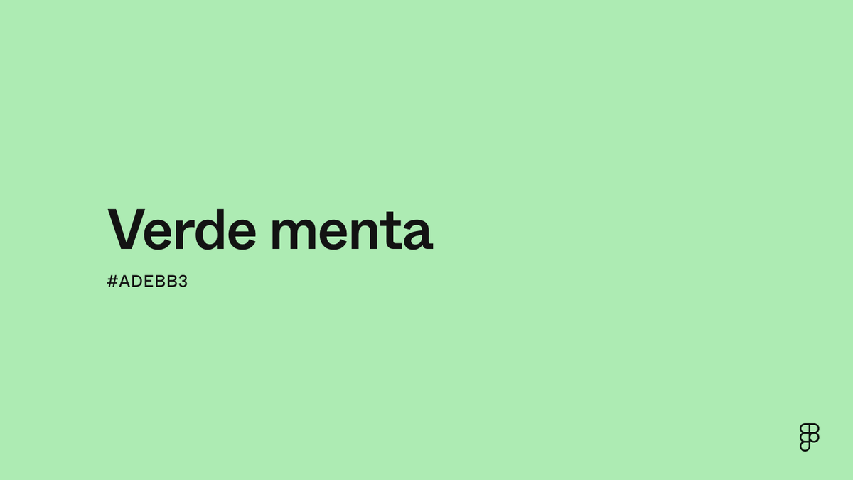 Color Verde Menta: Código Hex, Paletas y Significado | Figma
