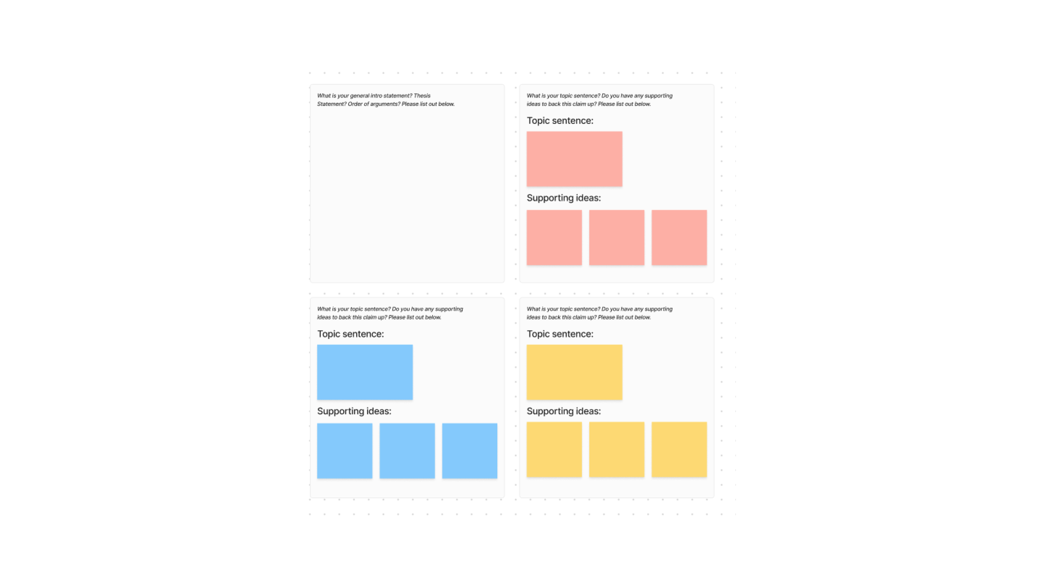 Essay Plan Template | Free Essay Planning Sheet | FigJam