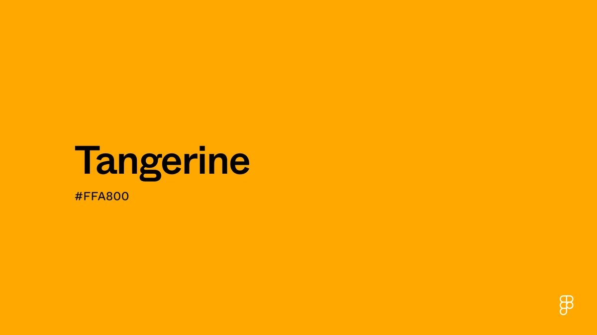 Tangerine Color: Hex Code, Palettes & Meaning | Figma