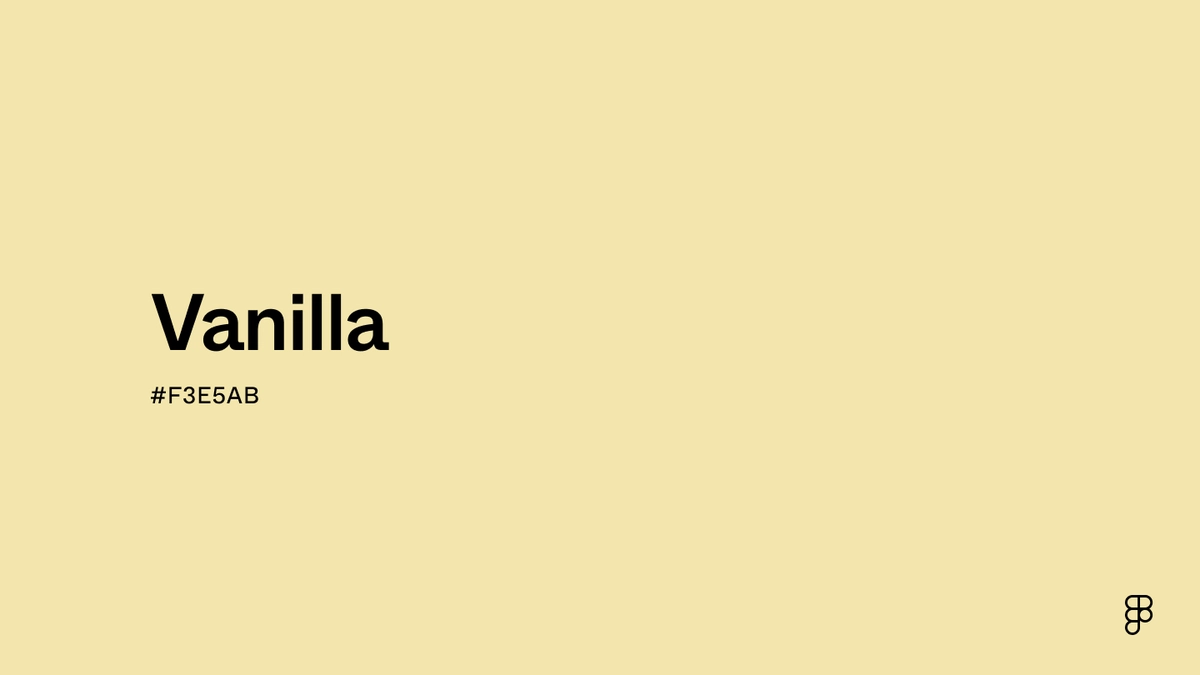 Vanilla Color: Hex Code, Palettes & Meaning | Figma