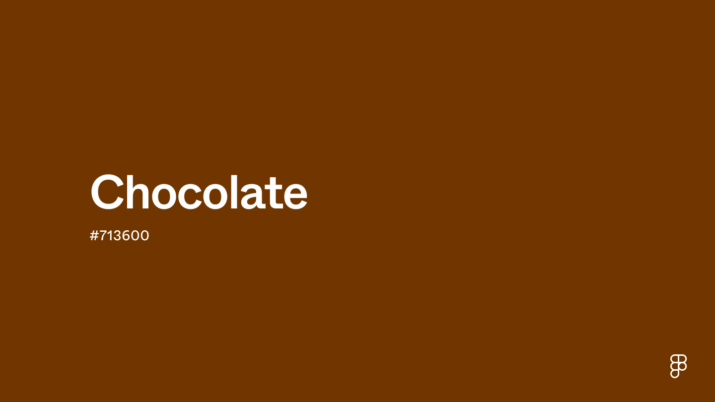 Chocolate Color: Hex Code, Palettes & Meaning | Figma