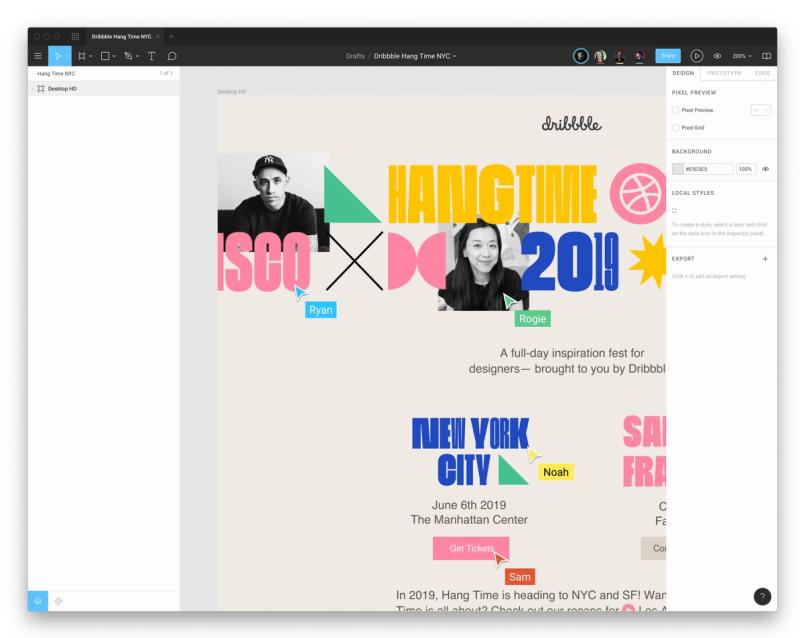 Dribbble Scores with Live Design Collaboration for its Remote Team ...