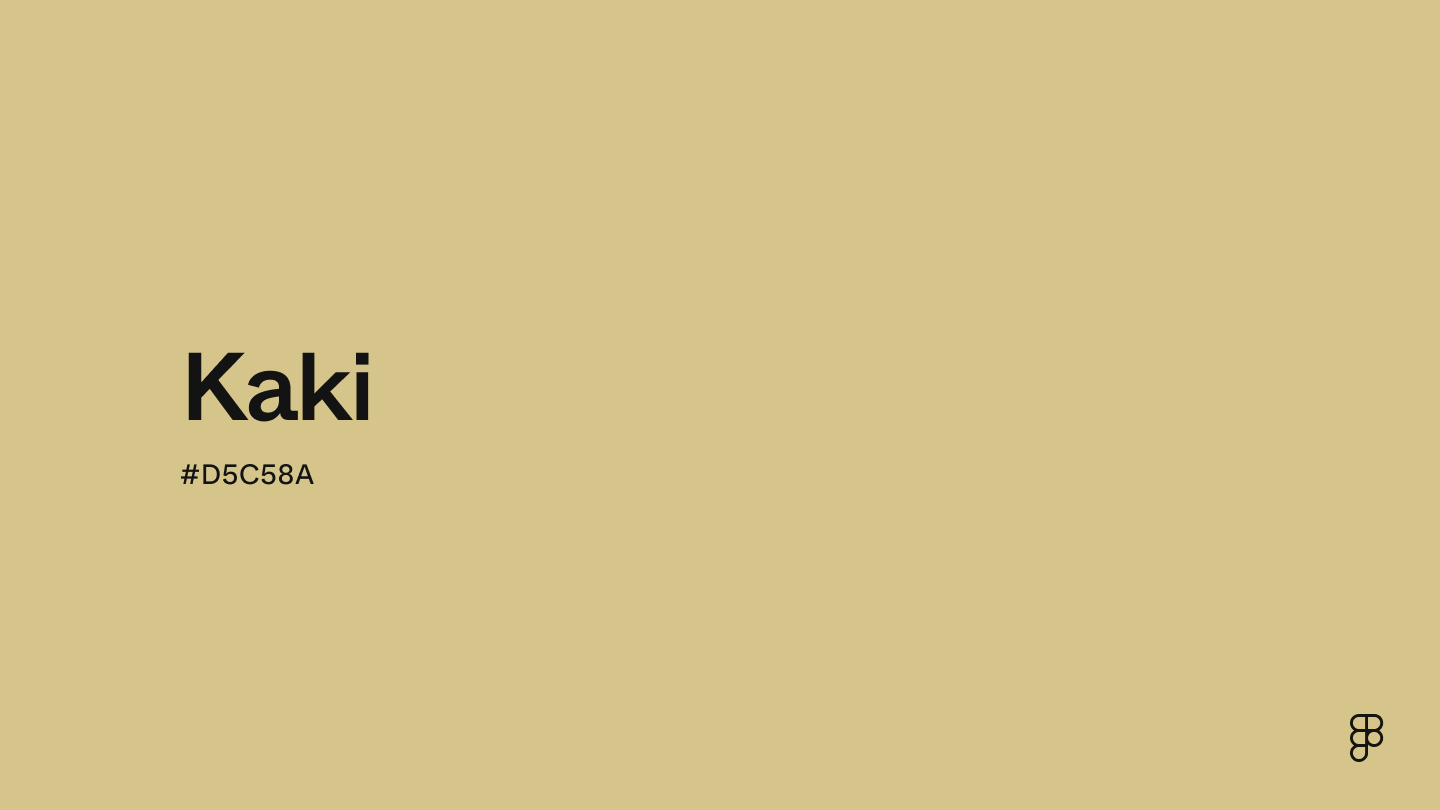 Couleur Kaki : Code Hex, Palettes & Signification | Figma