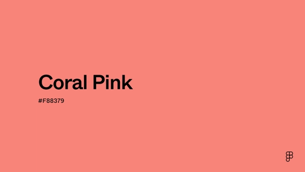 Coral pink Color: Hex Code, Palettes & Meaning | Figma