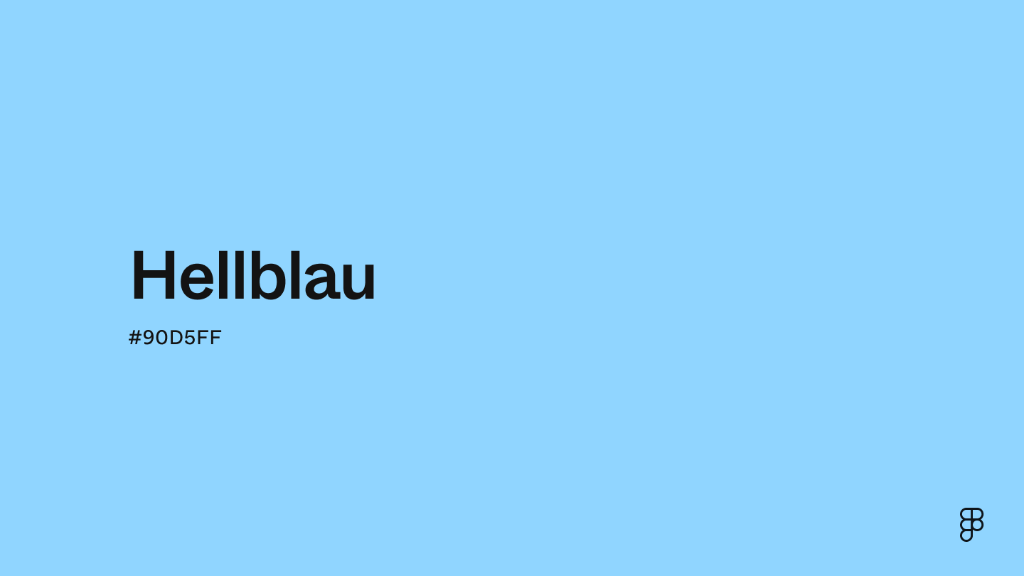 Farbe Hellblau: Hex-Code, Paletten & Bedeutung | Figma