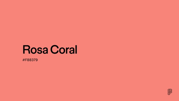 Cor Rosa Coral: Código Hex, Paletas & Significado | Figma