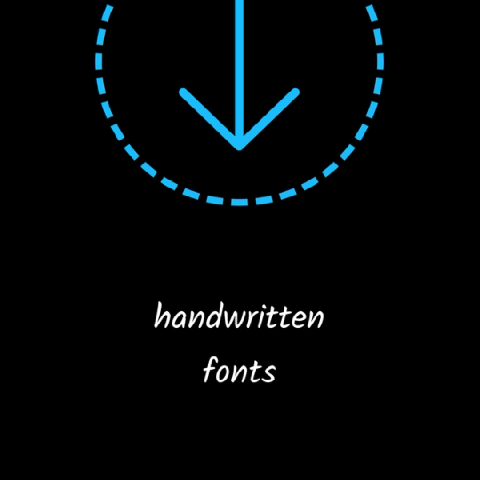 Handwriting fonts | Figma font types