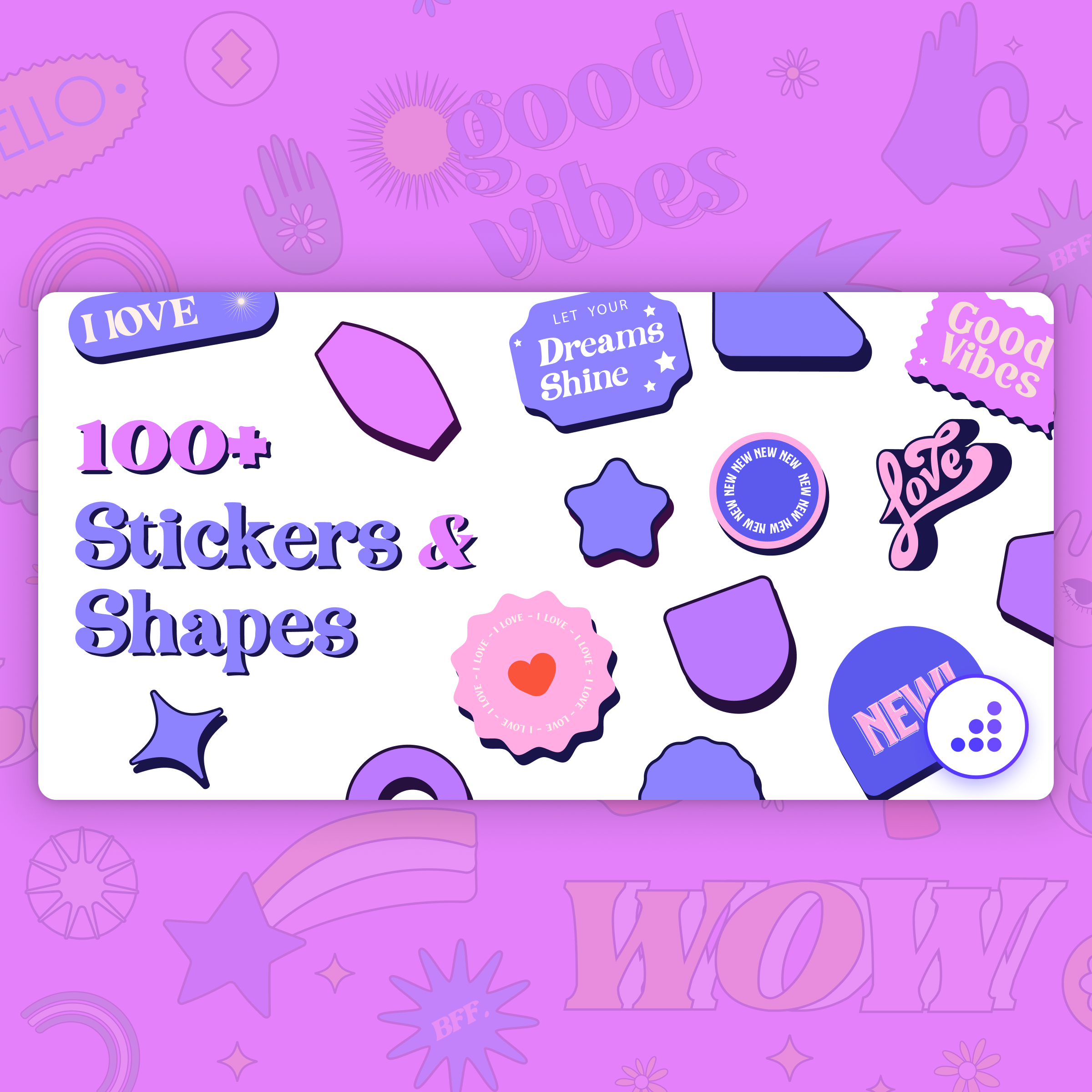 100+ Free Editable Shape Designs | Figma
