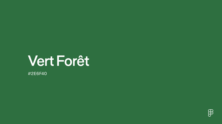 Couleur Vert Forêt : Code Hex, Palettes & Signification | Figma