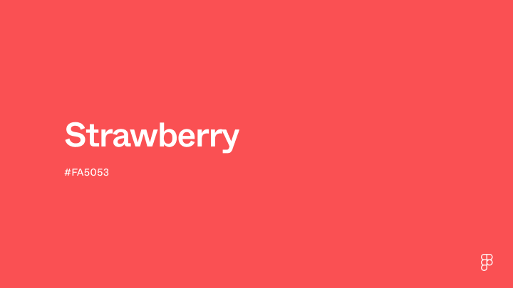 Strawberry Color: Hex Code, Palettes & Meaning | Figma