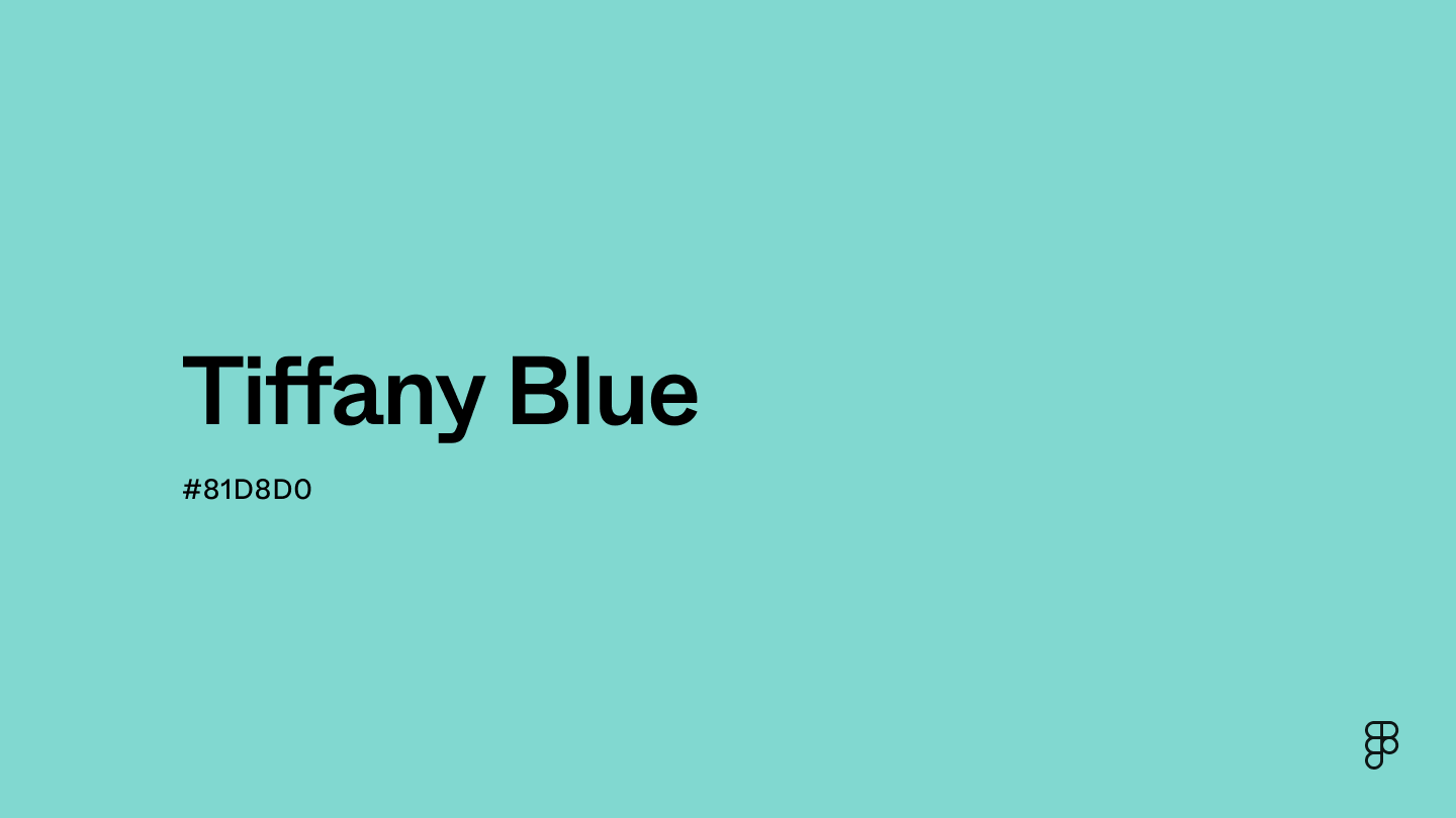 Tiffany Blue Color: Hex Code, Palettes & Meaning | Figma
