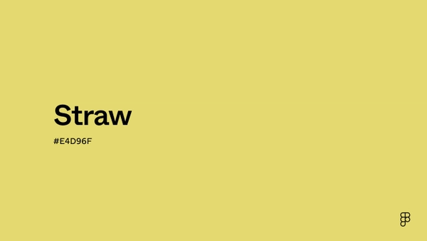 Straw Color: Hex Code, Palettes & Meaning | Figma