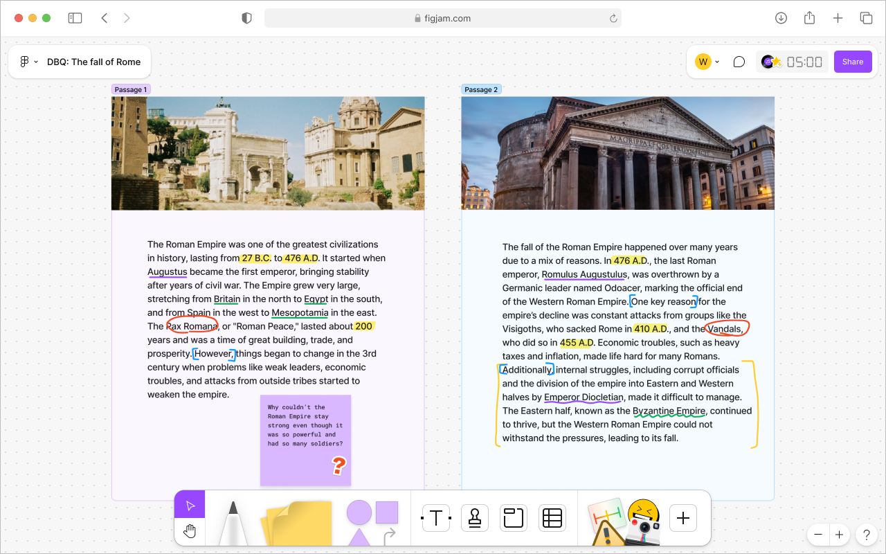 Exploring FigJam's tools + features