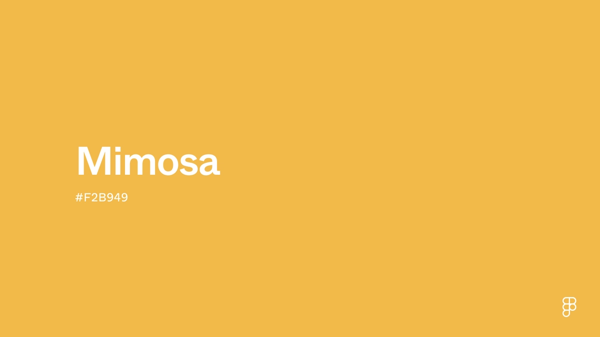 Mimosa Color: Hex Code, Palettes & Meaning | Figma