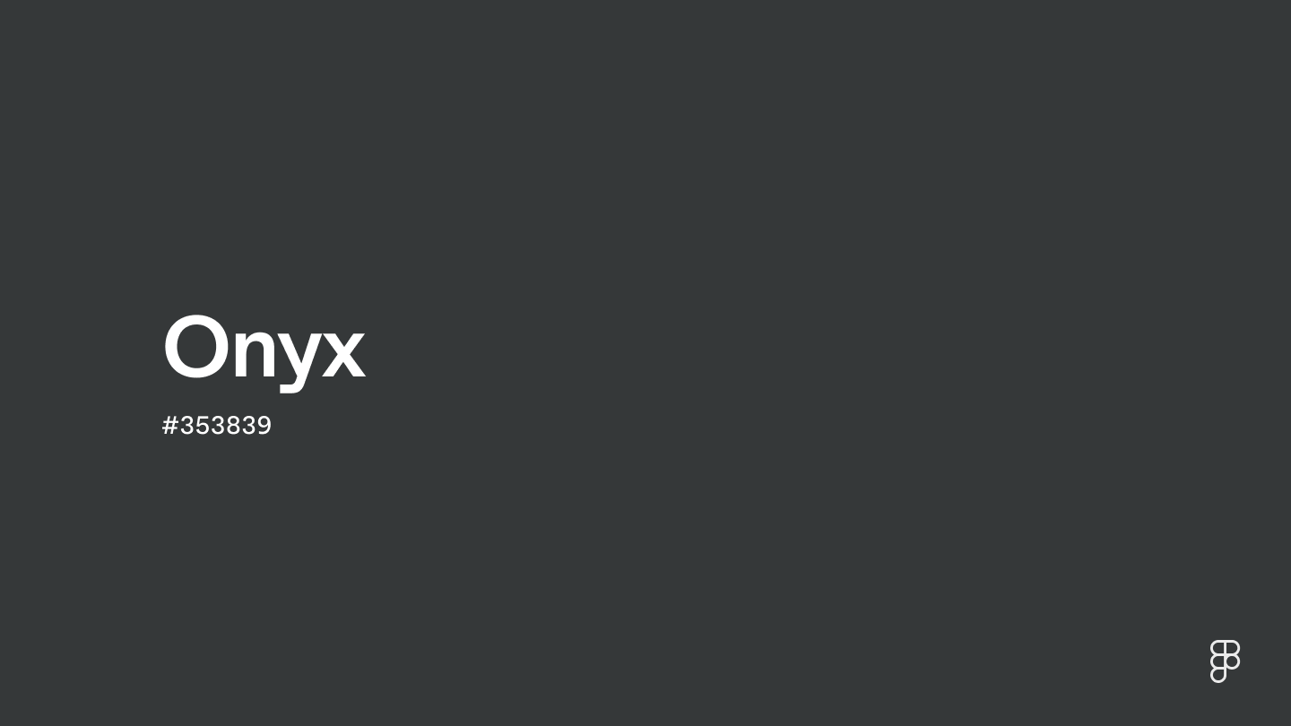 Couleur Onyx : Code Hex, Palettes & Signification | Figma