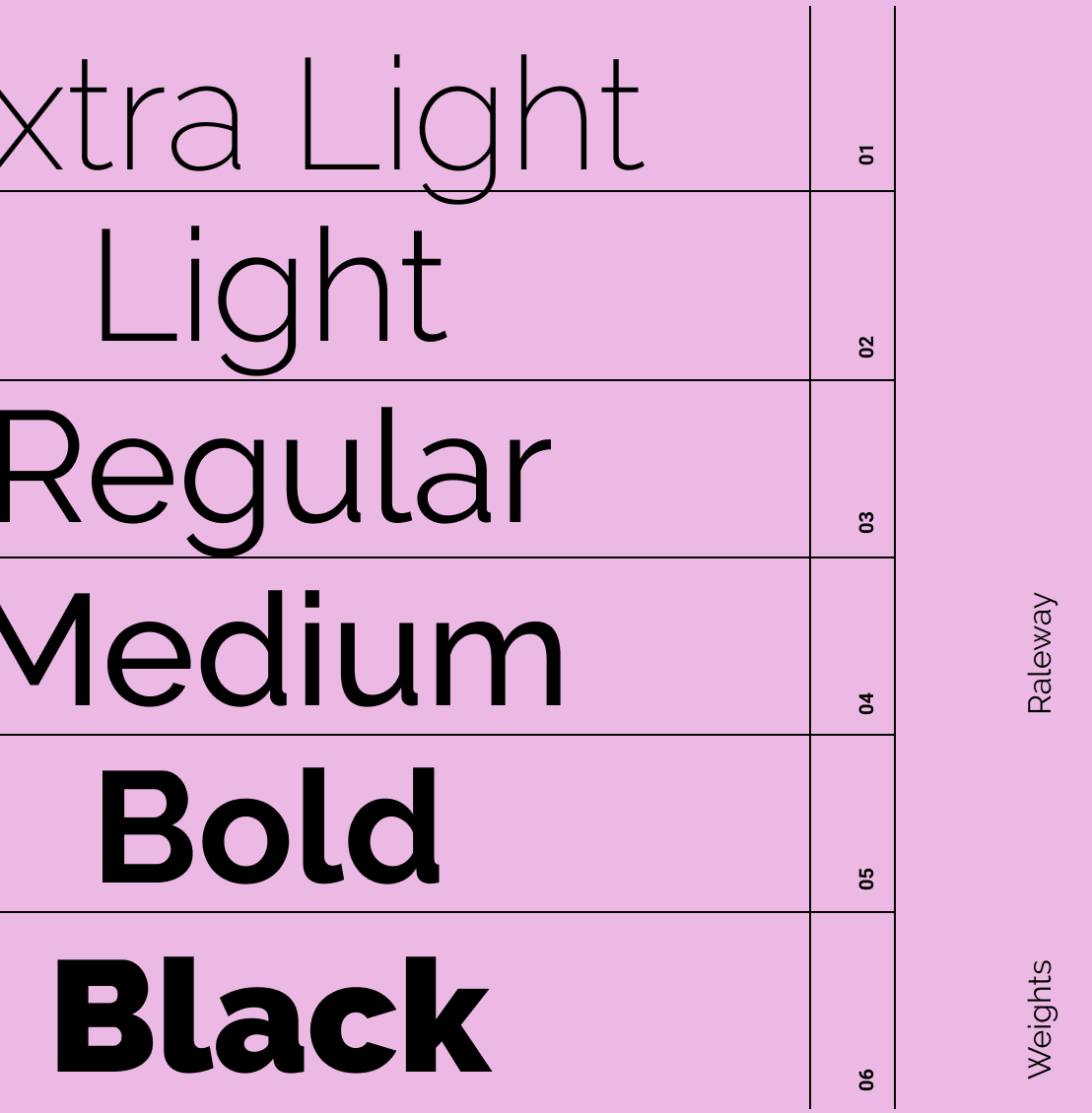 Raleway Google Font Pairings