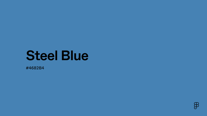 Steel blue Color: Hex Code, Palettes & Meaning | Figma