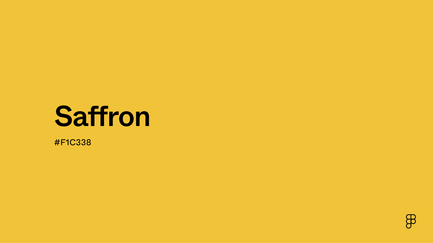 Saffron Color: Hex Code, Palettes & Meaning | Figma
